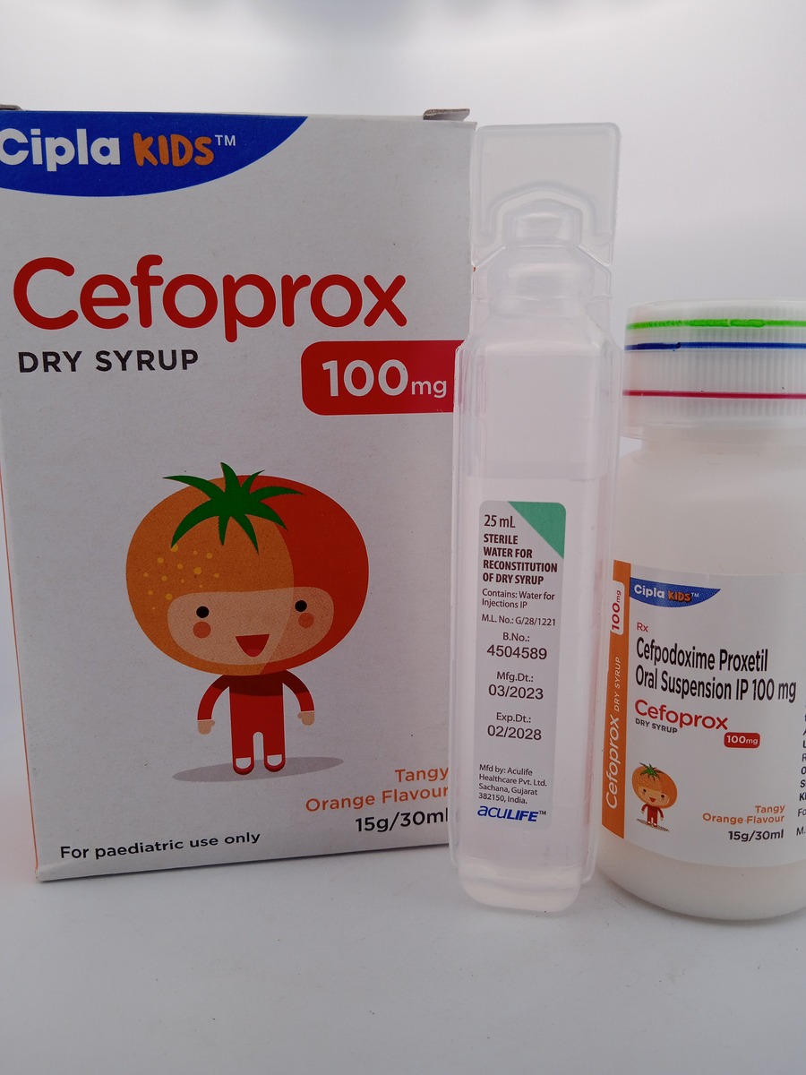 CEFOPROX DRY SYRUP 100 MG - 1 BOTTLE OF 15g/30ML - Lifes Pharma ...
