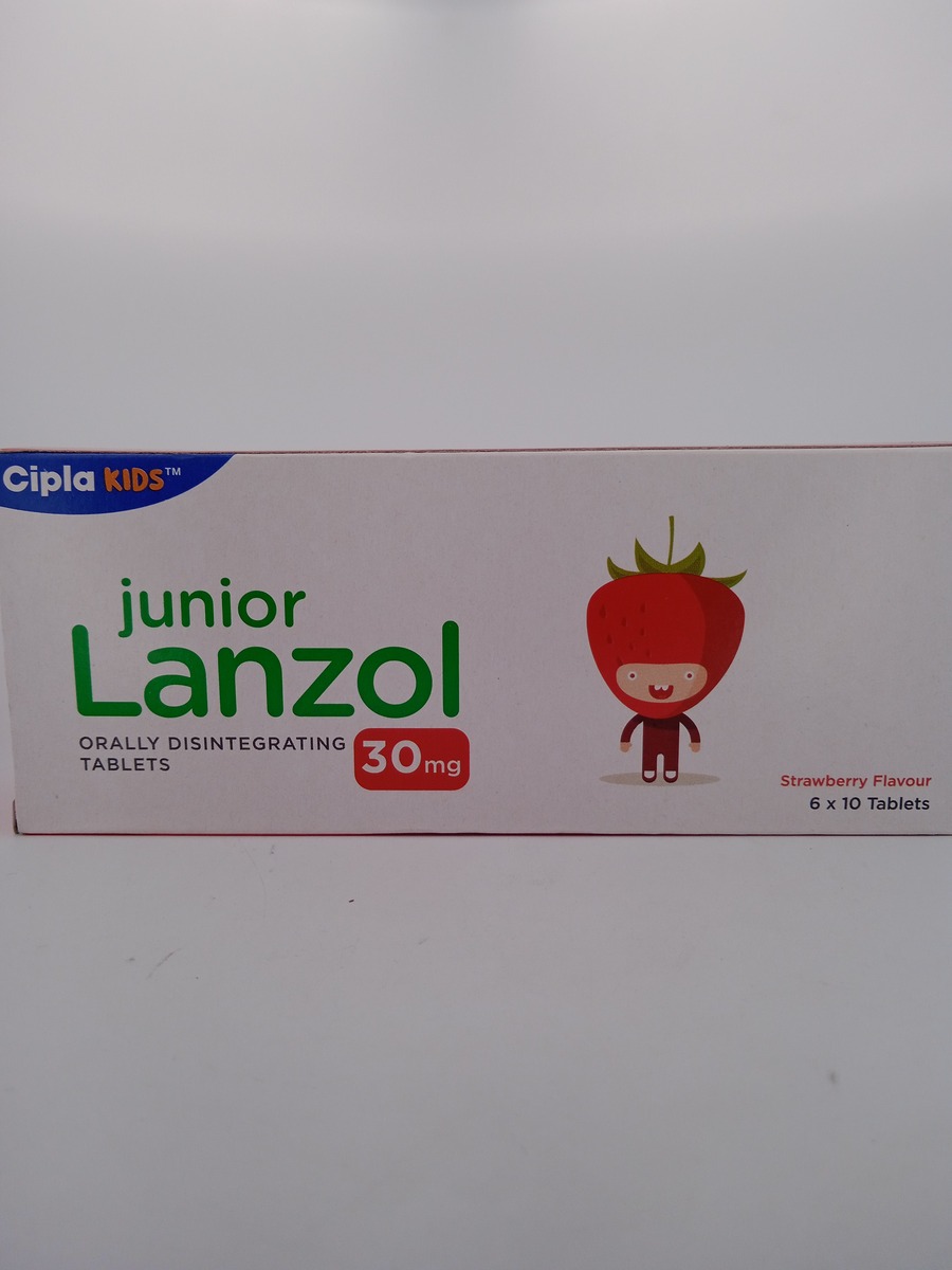 JUNIOR LANZOL 30 MG - 10 TABLETS - Lifes Pharma LANZOL TABLET DT ...