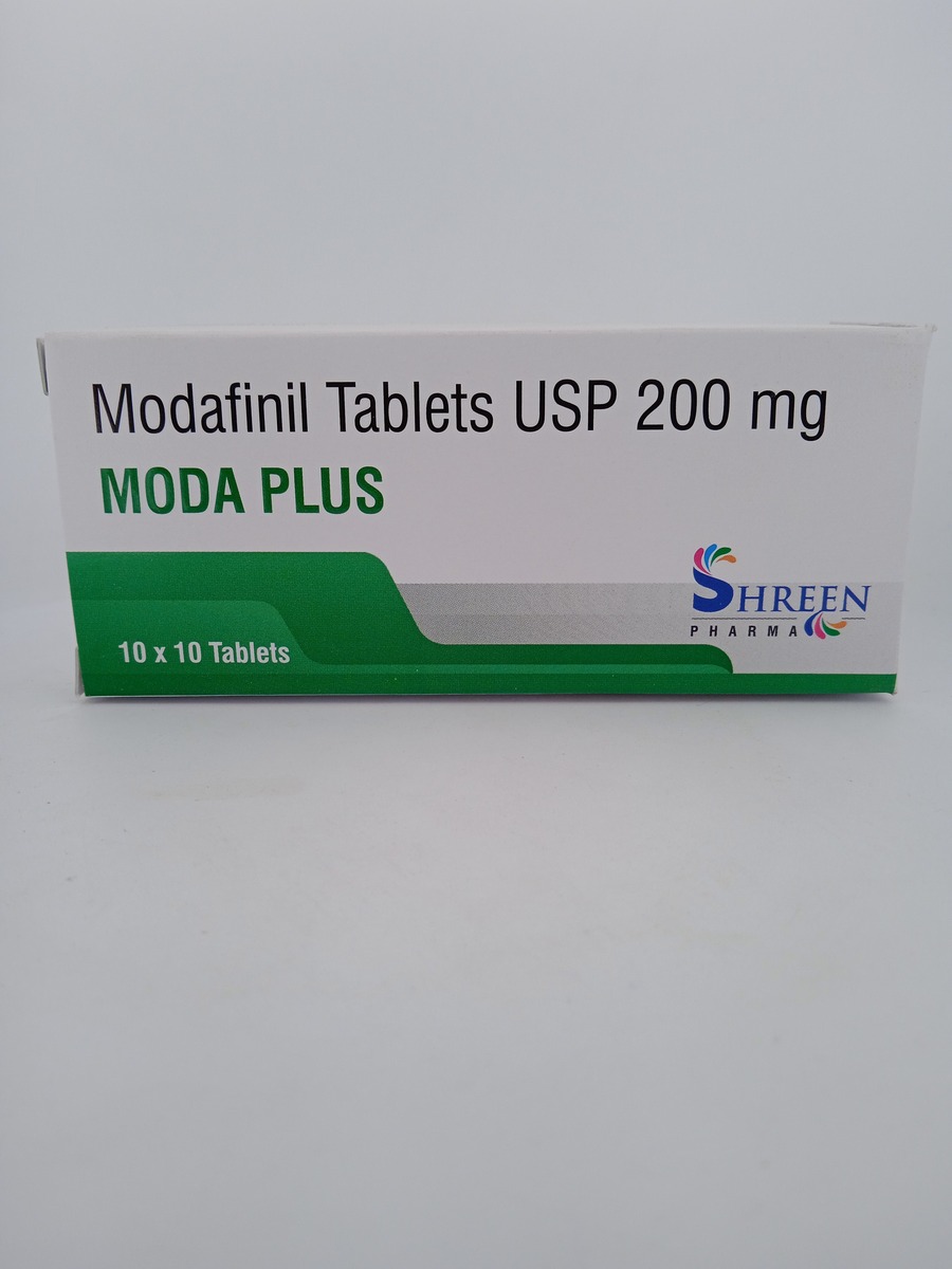 MODA PLUS 200 MG - 10 TABLETS - Lifes Pharma Boost Alertness and Productivity with MODA PLUS ...