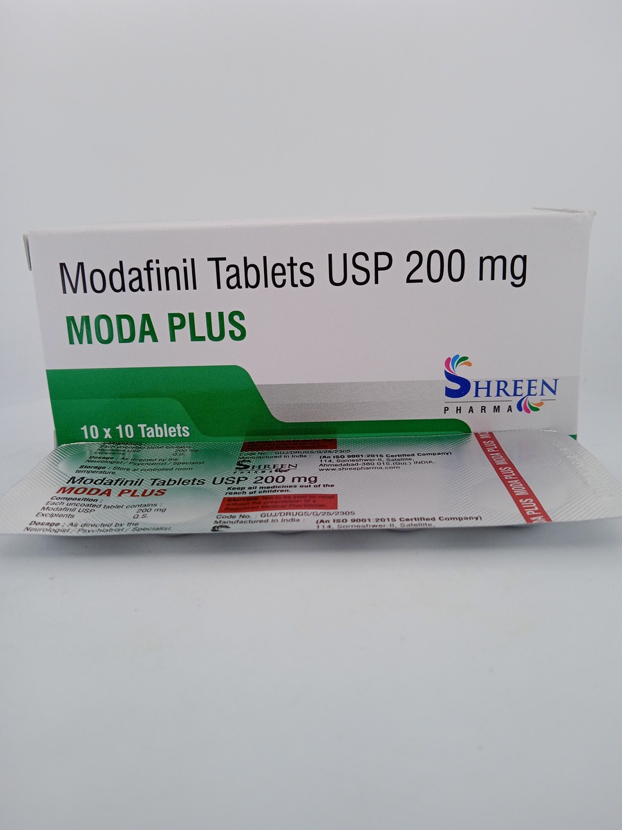 MODA PLUS 200 MG - 10 TABLETS - Lifes Pharma Boost Alertness and ...