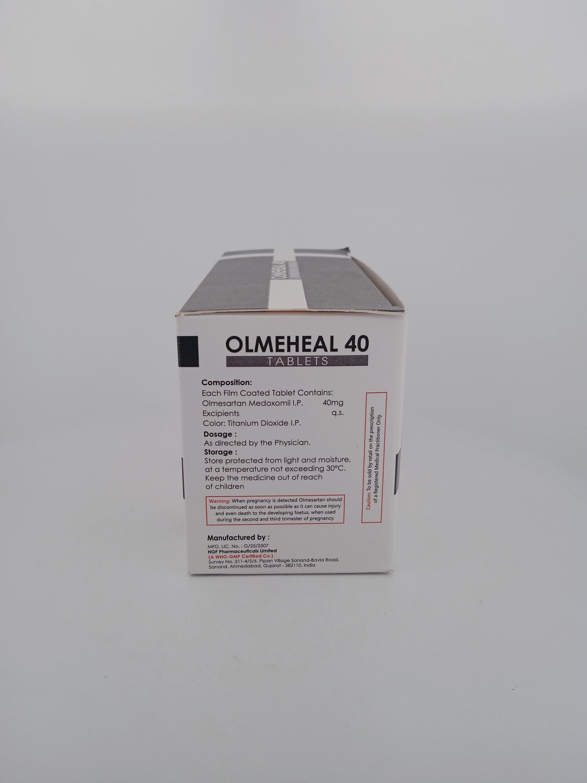 OLMEHEAL 40 MG - 15 TABLETS - Lifes Pharma OLMEHEAL 40 MG – Effective ...