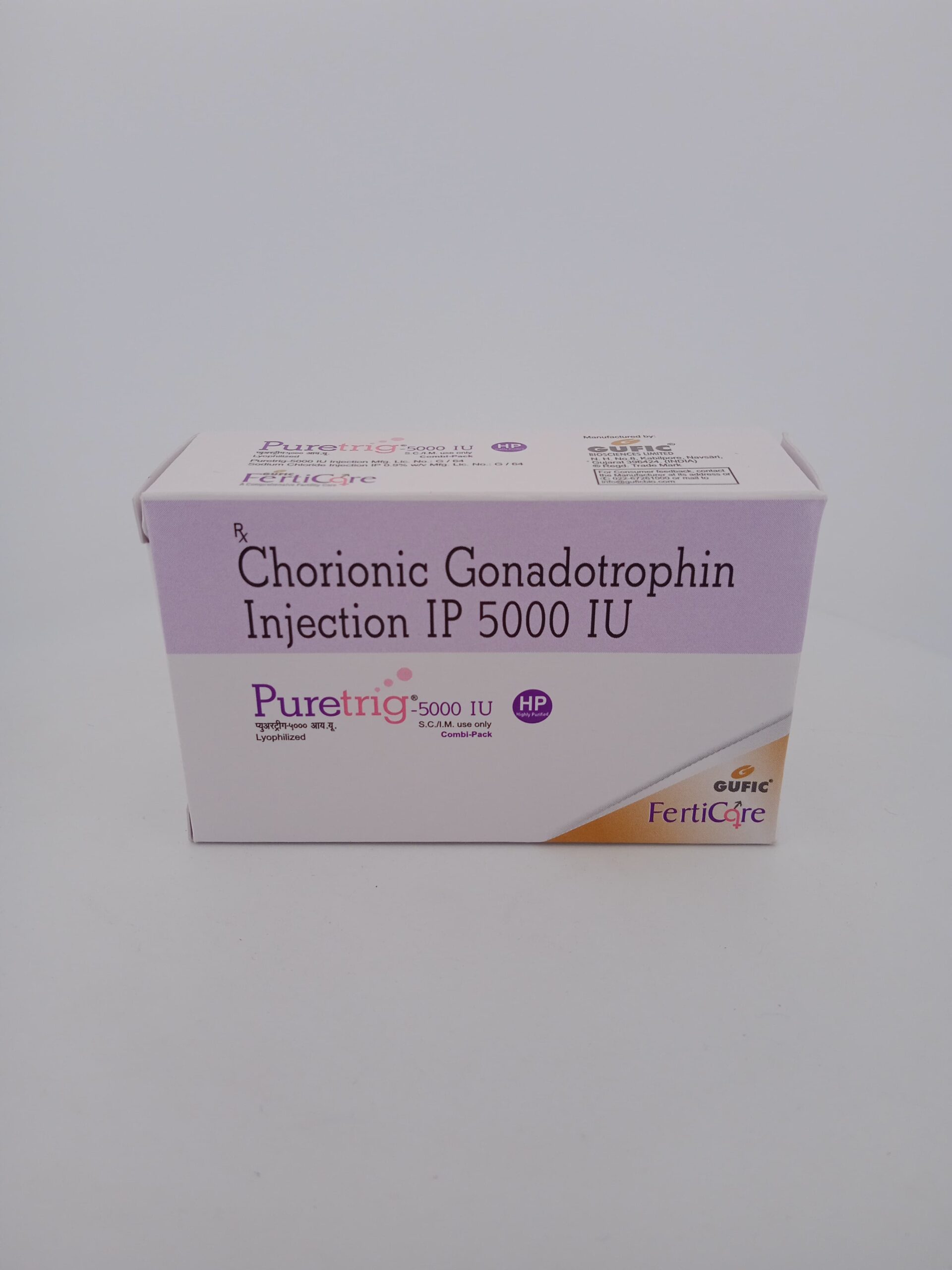 PURETRIG 5000 IU - 1 PACK - Lifes Pharma PURETRIG Injection: Effective Treatment for Female ...