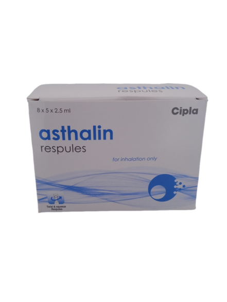 ASTHALIN 2.5 MG - 5 RESPULES OF 2.5ML - Lifes Pharma
