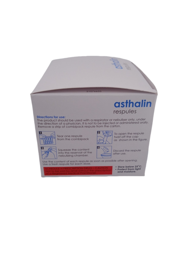 ASTHALIN 2.5 MG - 5 RESPULES OF 2.5ML - Lifes Pharma