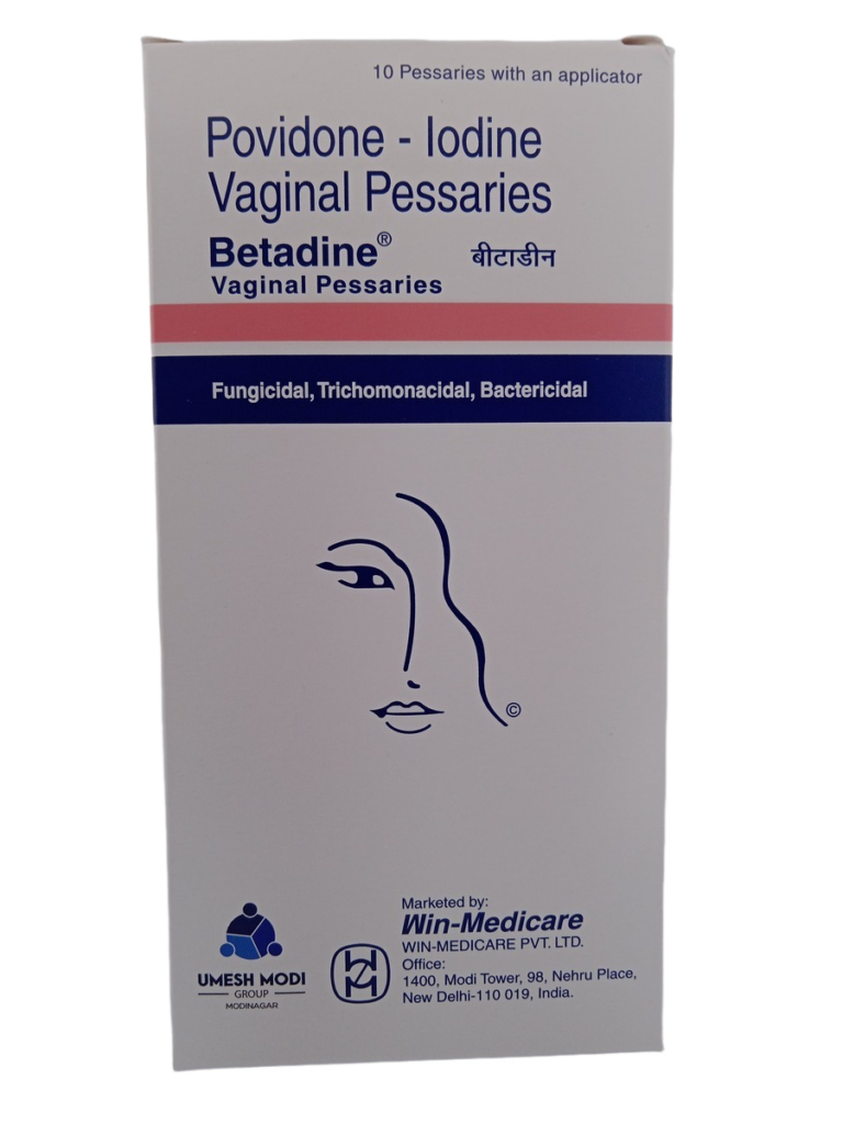 BETADINE ( VAGINAL PESSARIES) 200 MG - 10 PESSARIES - Lifes Pharma