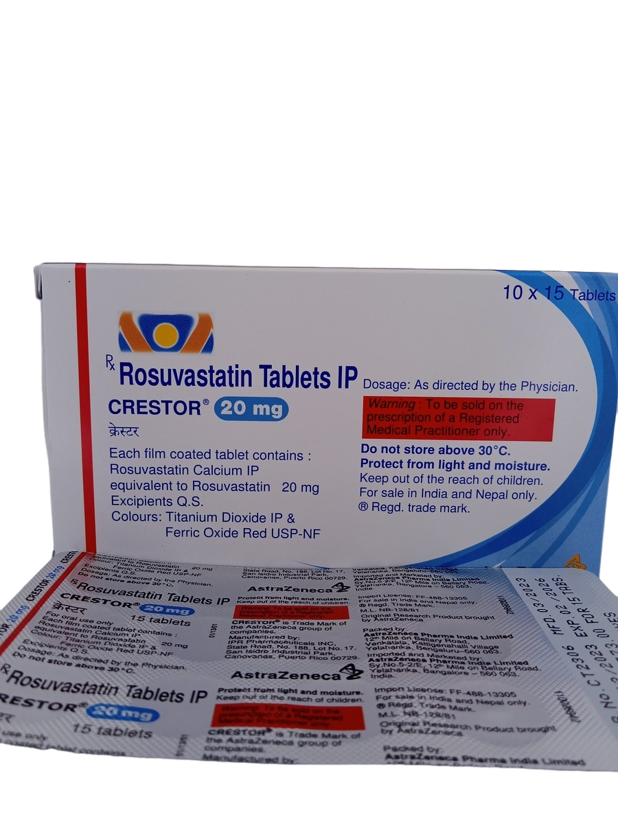CRESTOR 20 MG - 15 TABLETS - Lifes Pharma
