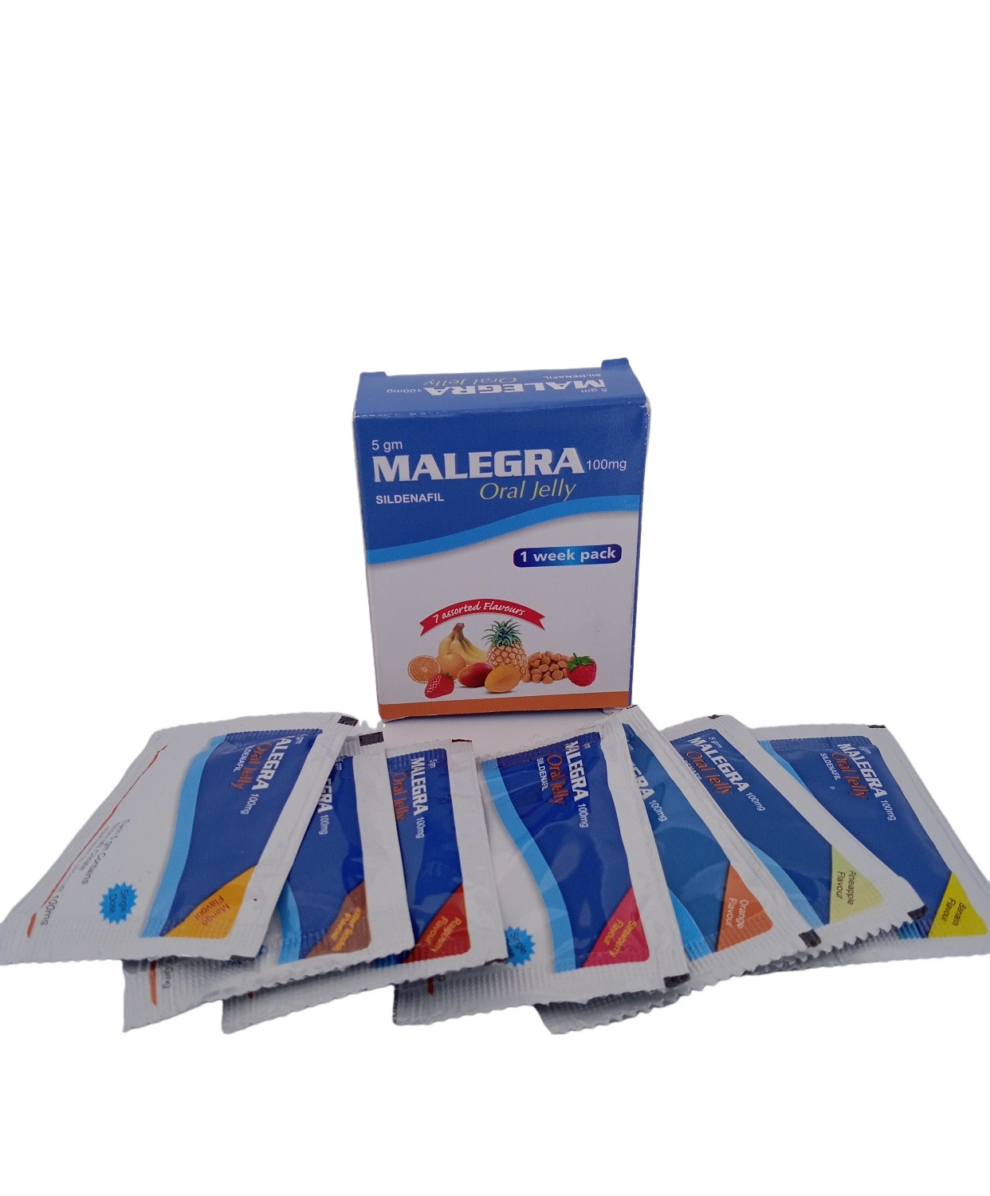 MALEGRA 100 MG ORAL JELLY - 7 JELLY - Lifes Pharma