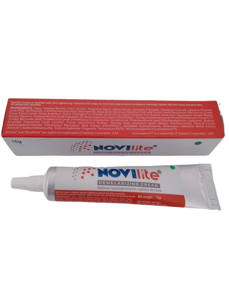 NOVILITE DEMELANIZING CREAM - 1 TUBE OF 15g - Lifes Pharma