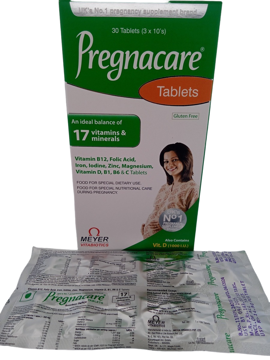 PREGNACARE - 10 TABLETS - Lifes Pharma PREGNACARE – Comprehensive ...