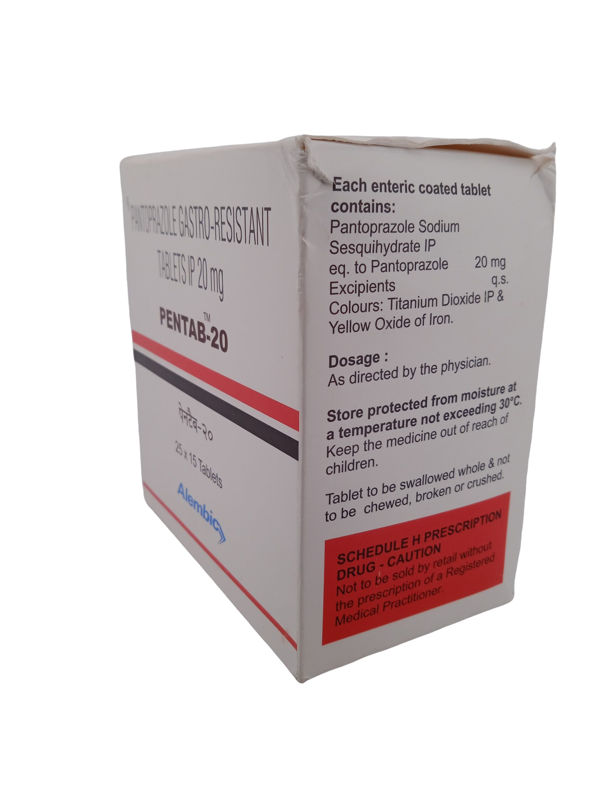 PENTAB 20 MG - 15 TABLETS - Lifes Pharma