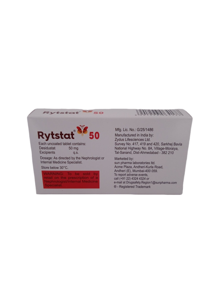 RYTSTAT 50 MG - 6 TABLET - Lifes Pharma