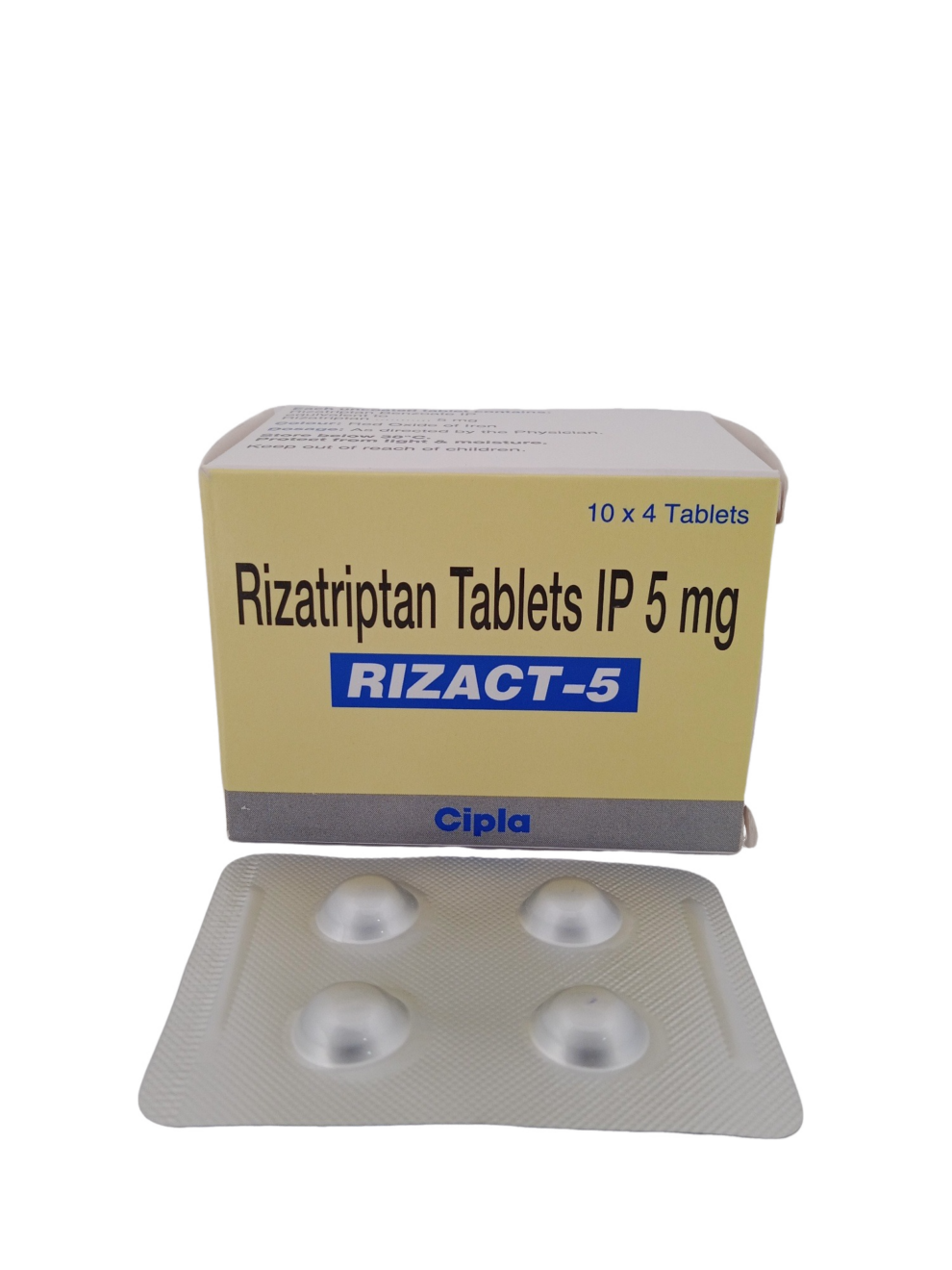 RIZACT 5 MG - 4 TABLETS - Lifes Pharma