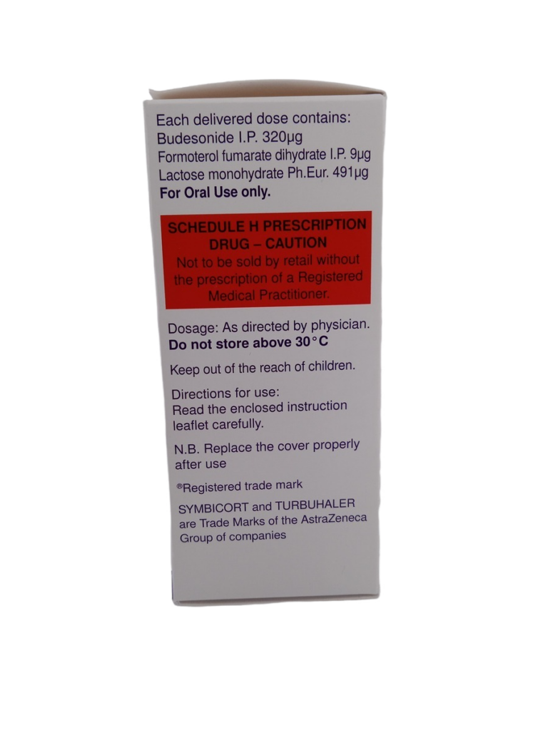 SYMBICORT TURBUHALER 320ug/9ug - 1 INHALER - Lifes Pharma
