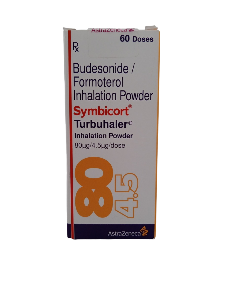 SYMBICORT TURBUHALER 80ug/4.5ug - 1 INHALER - Lifes Pharma