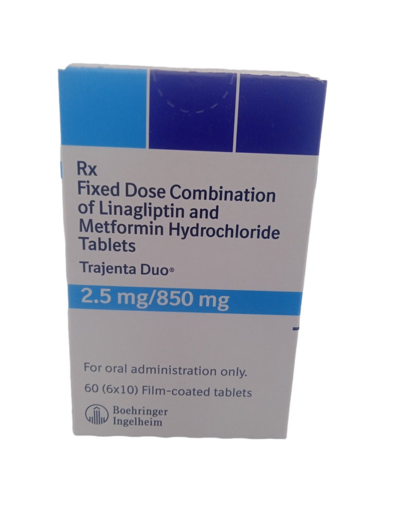 TRAJENTA DUO 2.5MG/850MG - 10 TABLETS - Lifes Pharma