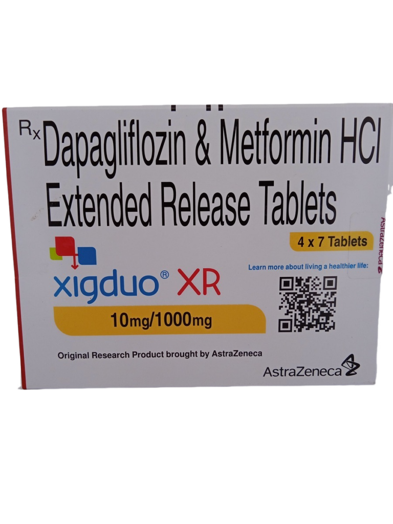 XIGDUO XR 10MG/1000MG - 7 TABLETS - Lifes Pharma